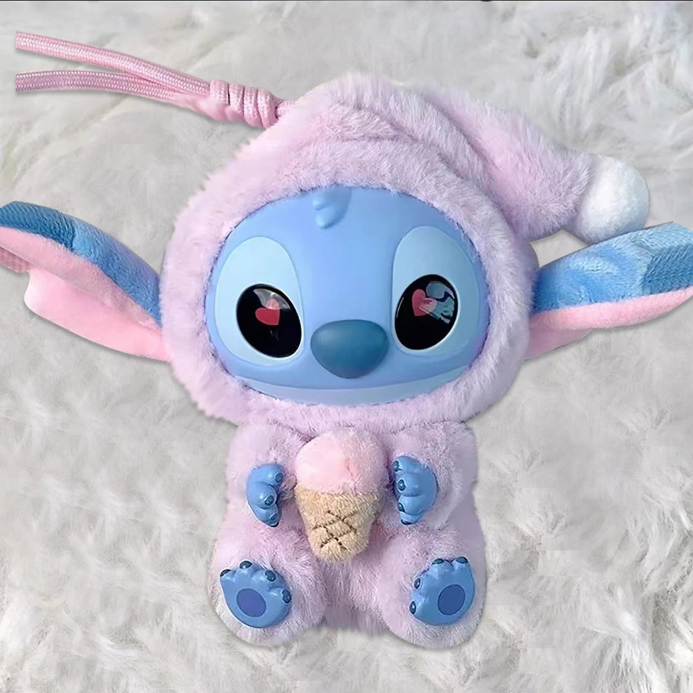 MINISO Stitch Eat Something Before Sleep Series Vinyl Figure Blind Box ...