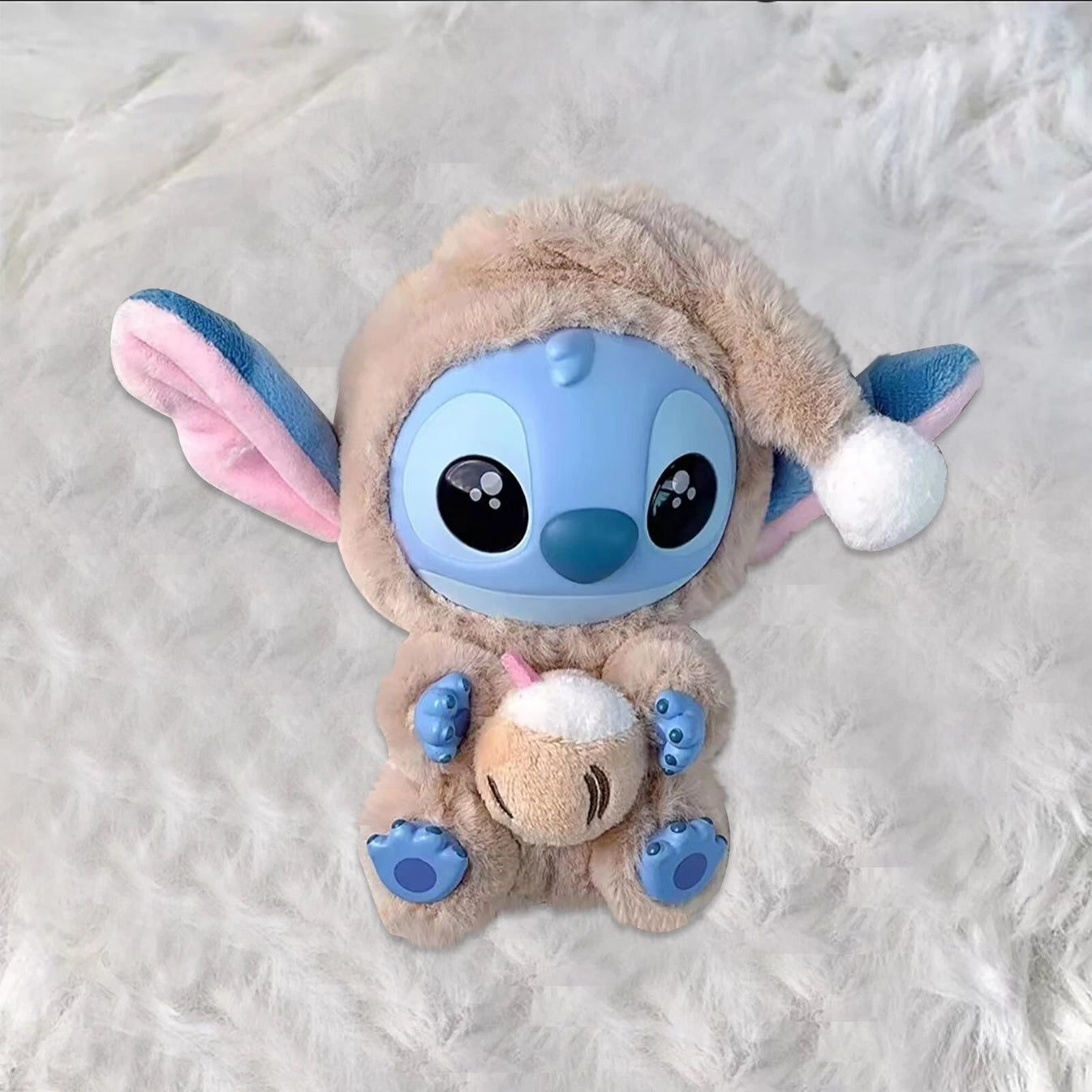 MINISO Stitch Eat Something Before Sleep Series Vinyl Figure Blind Box ...