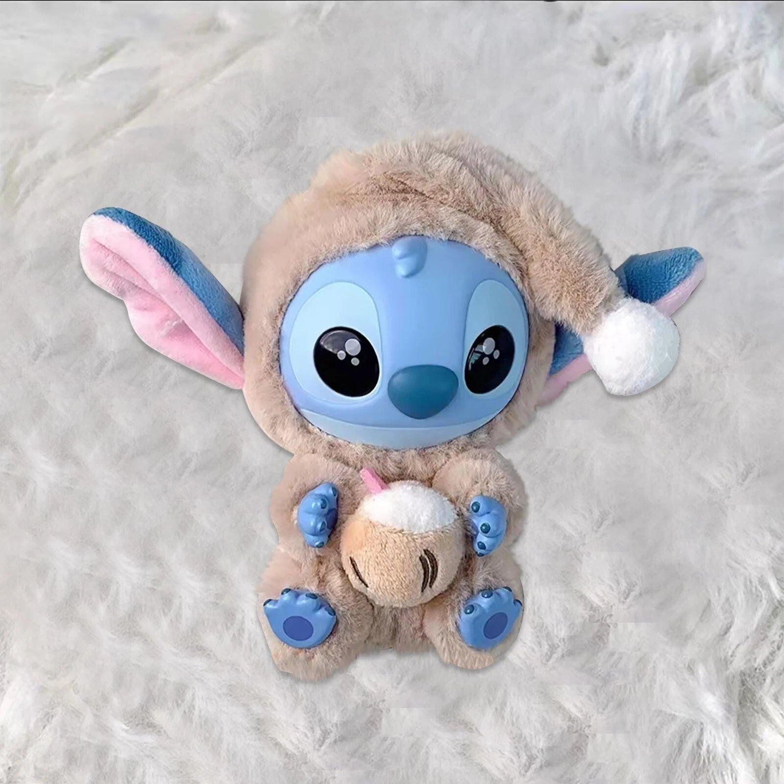 MINISO Stitch Eat Something Before Sleep Series Vinyl Figure Blind Box ...